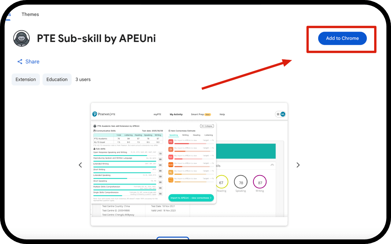Practice PTE with AI Scorings - PTE APEUni