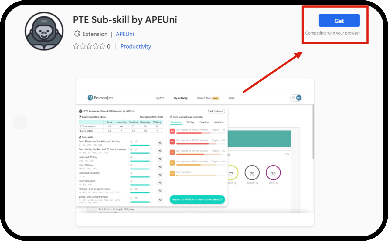 Practice PTE with AI Scorings - PTE APEUni